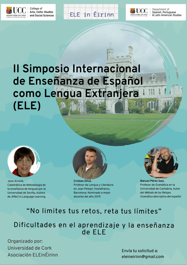 Póster oficial II Simposio – ELE in Éirinn